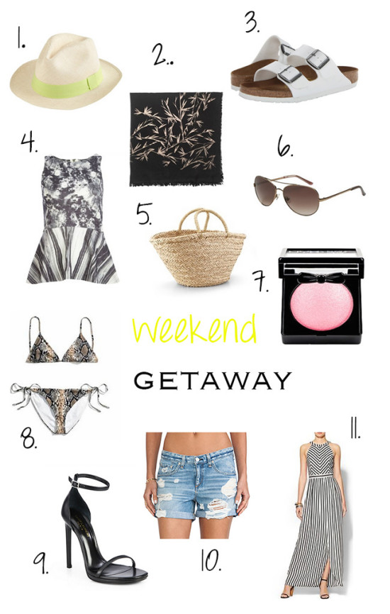 What to Pack for a Weekend Getaway - Glam Latte