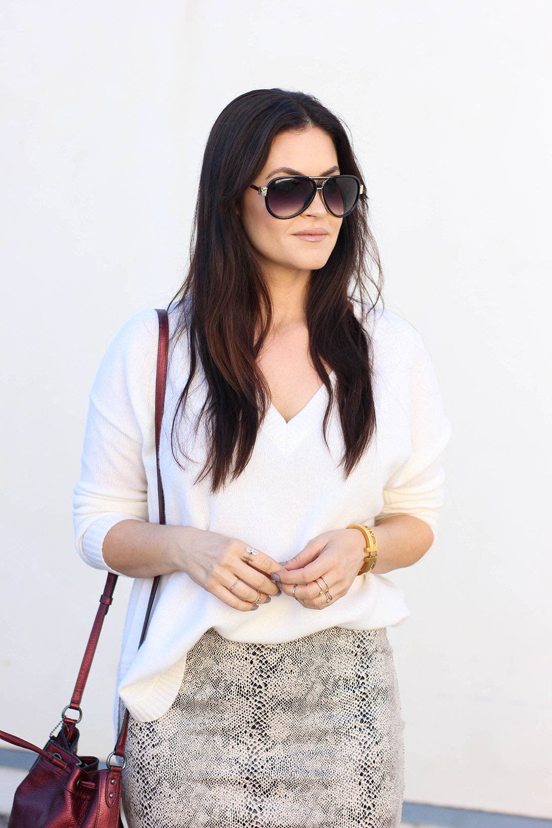 Styling a Python Skirt + Prepping for a Tropical Break - Glam Latte